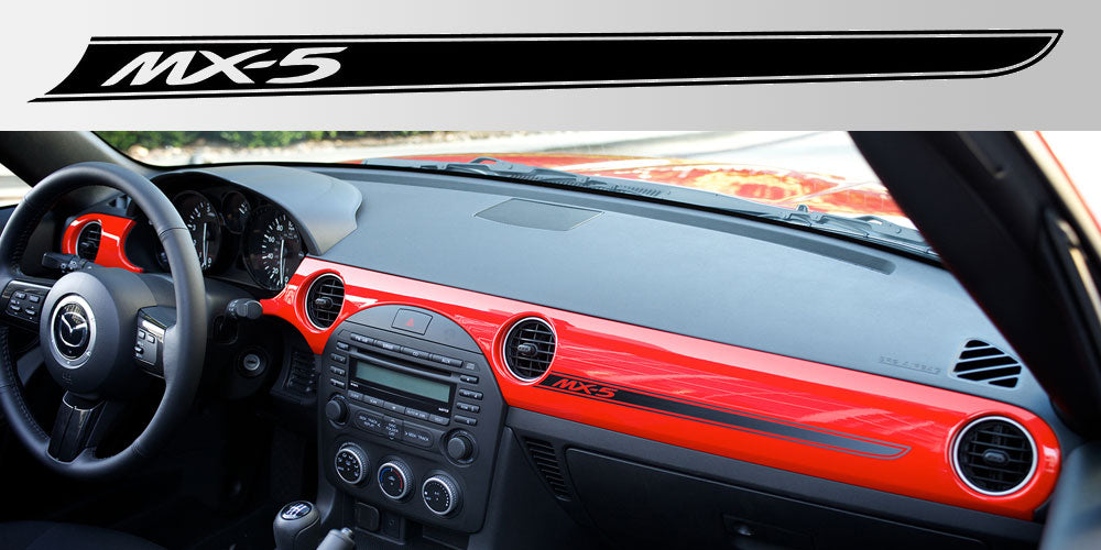Mazda Miata MX-5 NC Club Dash Decal – Stripe Garage