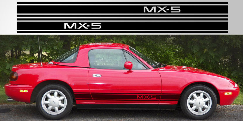 Mazda Miata Stripe Decals & Racing Stripes | NA NB NC ND MX-5 – Stripe ...
